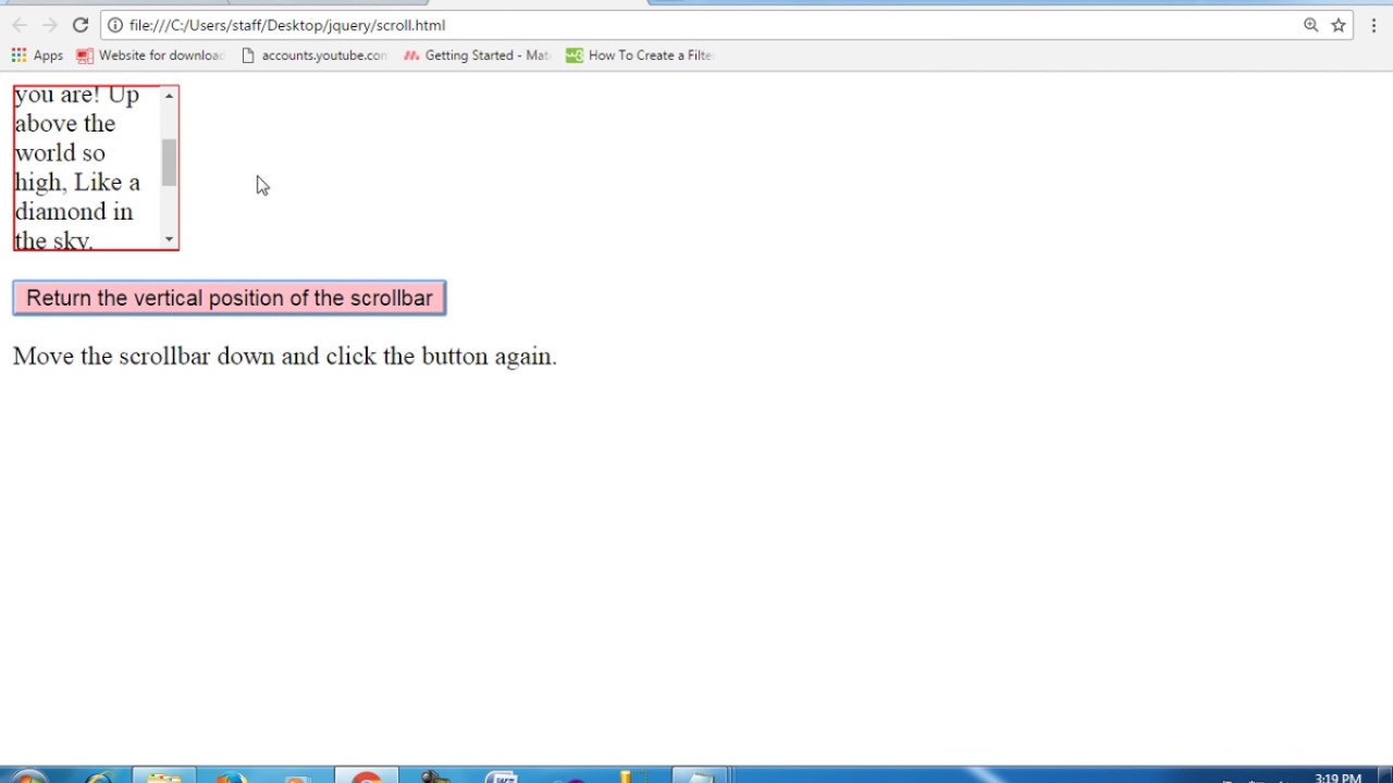 Scroll Effect In Jquery Youtube