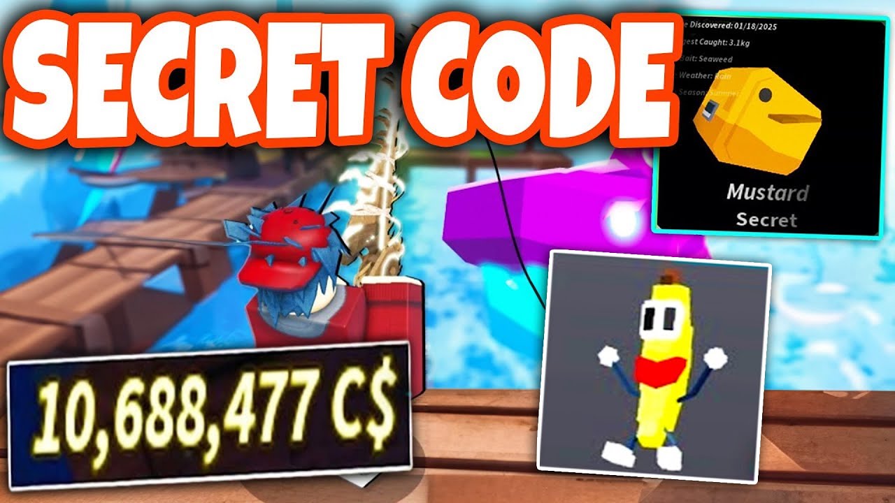 FISCH ATLANTEAN STORM SECRET MONEY CODES! Roblox - YouTube