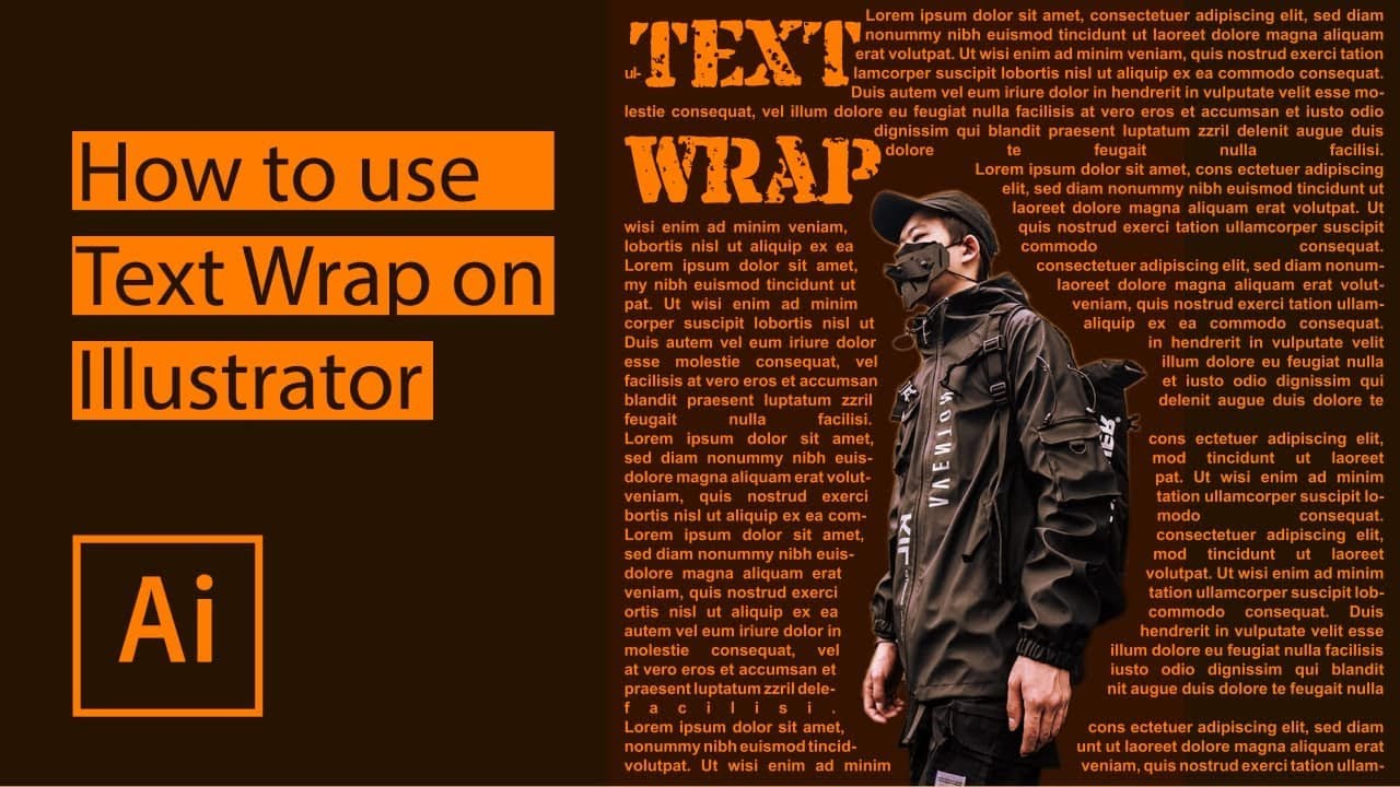 How To Use Text Wrap On Illustrator YouTube How To Use Text Wrap On Illustrator YouTube
