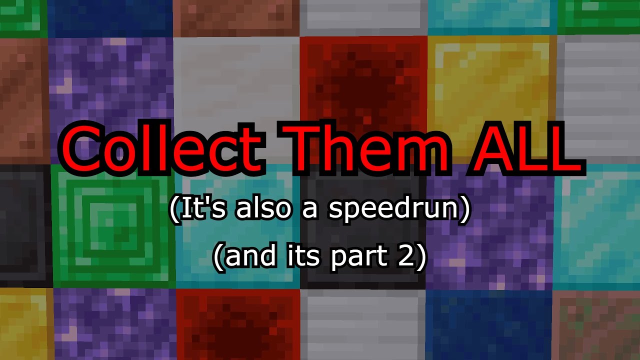 Speedrunning Every Ore Block in Minecraft (Part 2) - YouTube