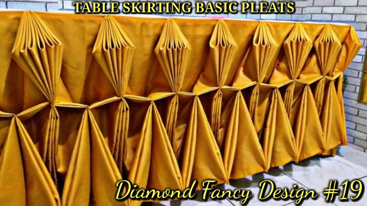 Diamond Fancy Design #19 |Table skirting Diamond Design |Flower Design ...