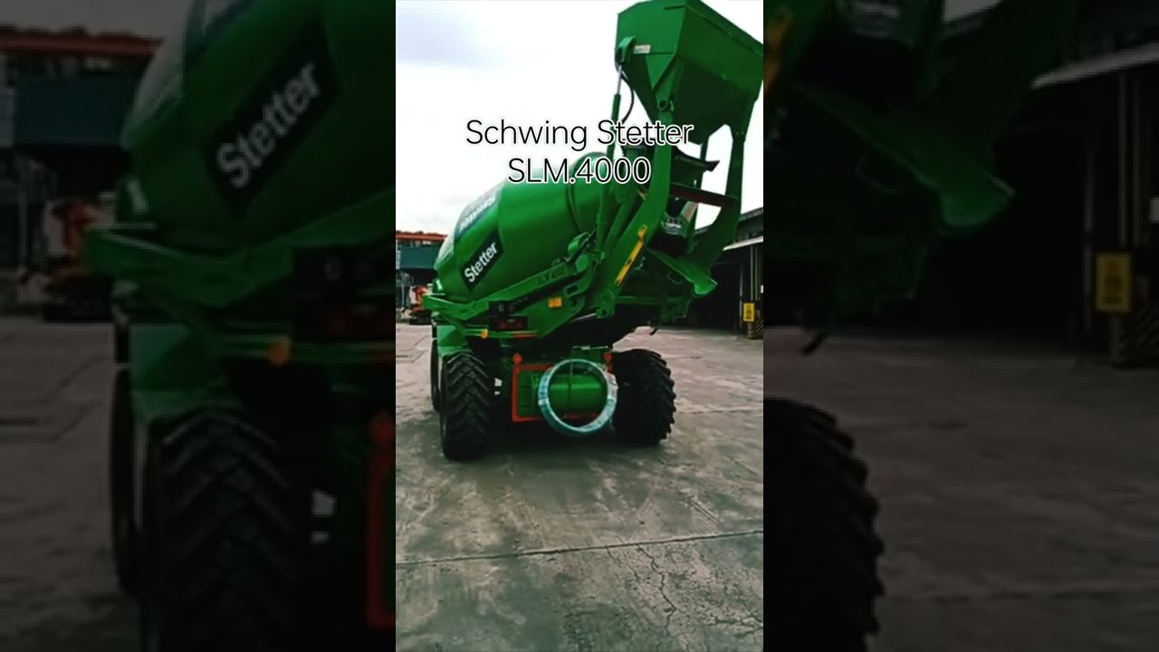 Schwing Stetter India 🔥👆 SELF LOADING CONCRETE MIXER FLORI machine # ...