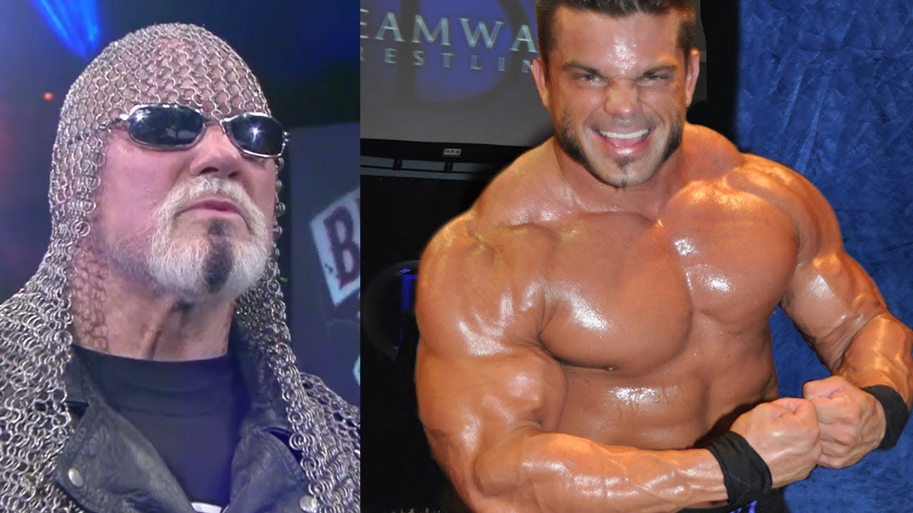 Scott Steiner shoots on Brian Cage using the 'Steiner Screwdriver ...