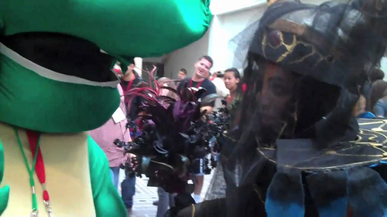 Pink Ranger VS Daniel the Turtle at Power Morphicon 2010 - YouTube