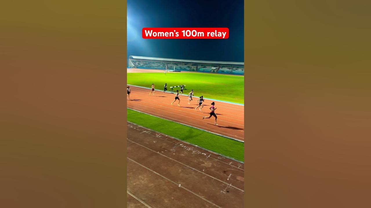 Women’s 4*100m relay all India University 2024 ||#100m #shorts #tranding #viralshorts #army # ...