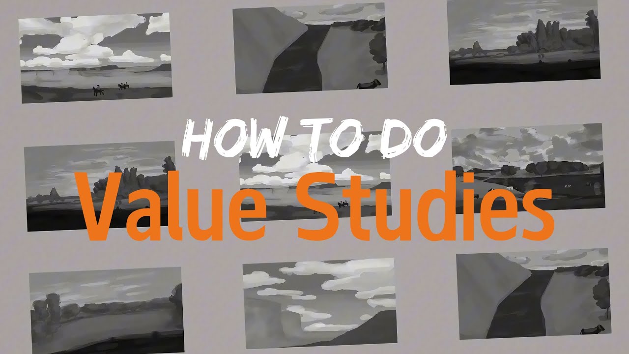 How I Learned GRAYSCALE | Self Taught Value Studies - YouTube