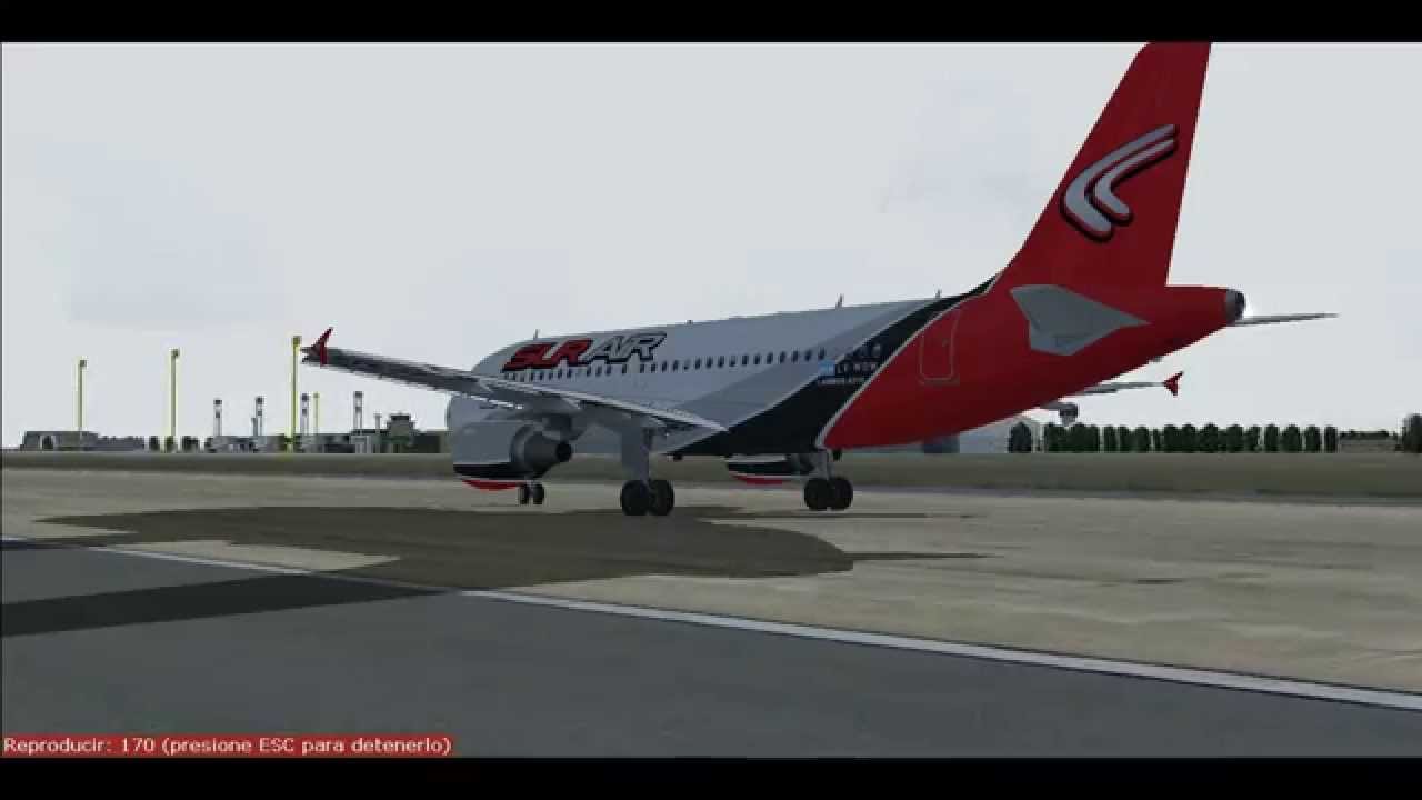 Airbus 319-200 vasFMC 2.1 SCEL-SACO - YouTube