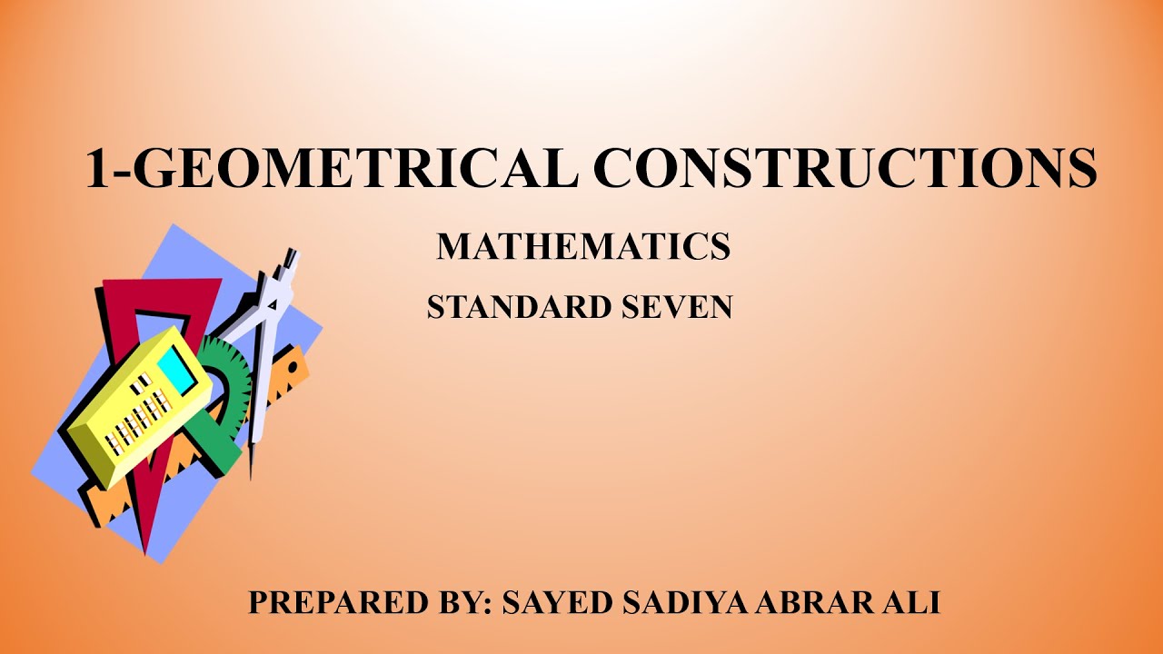 Geometrical Construction ,Practice Set 1, Q. 3 & 4 , Mathematics , Std ...