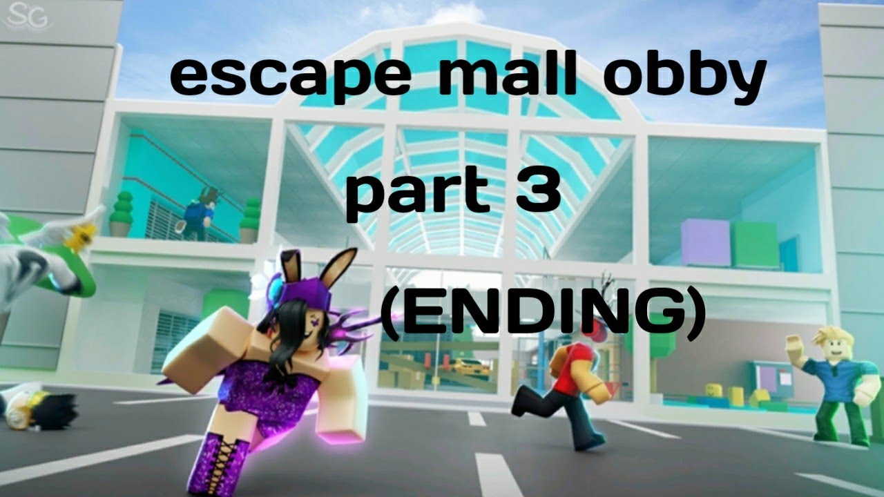 Playing roblox mall obby part 3(END) - YouTube
