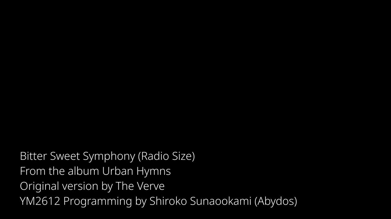 The Verve - Bitter Sweet Symphony | 2xYM2612 Version / Sega Genesis Remix - YouTube