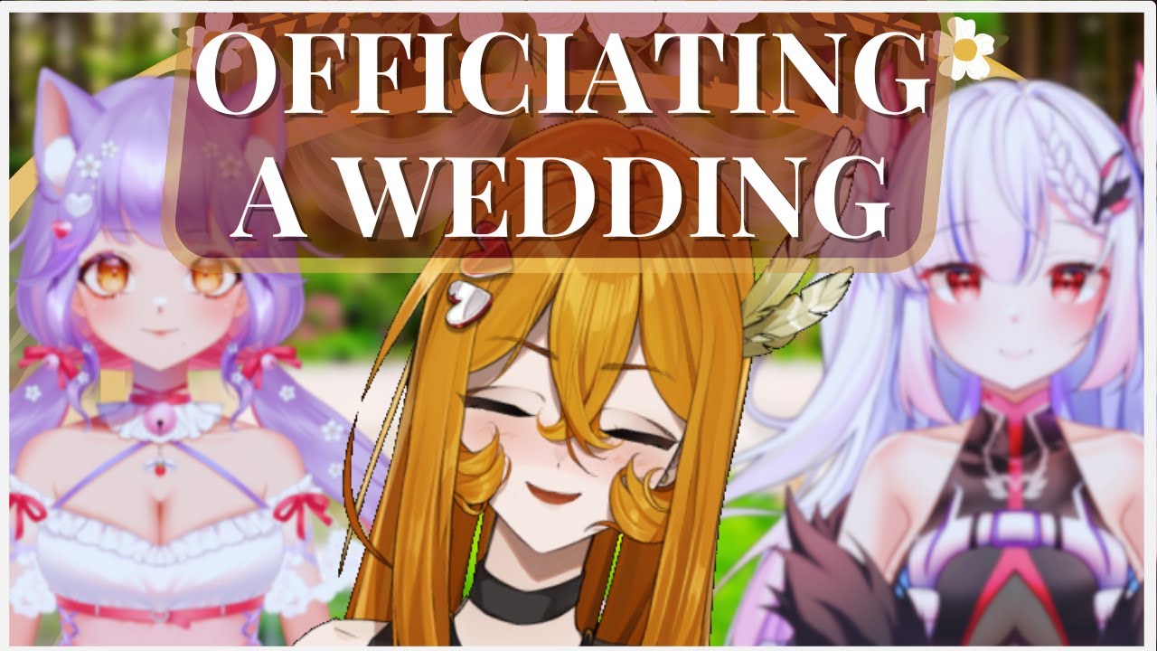 【VRC Wedding】 Officiating for a cute couple 【Vtuber Collab】 - YouTube