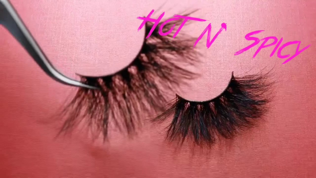 Hot N’ Spicy 25mm Lash Strips - YouTube