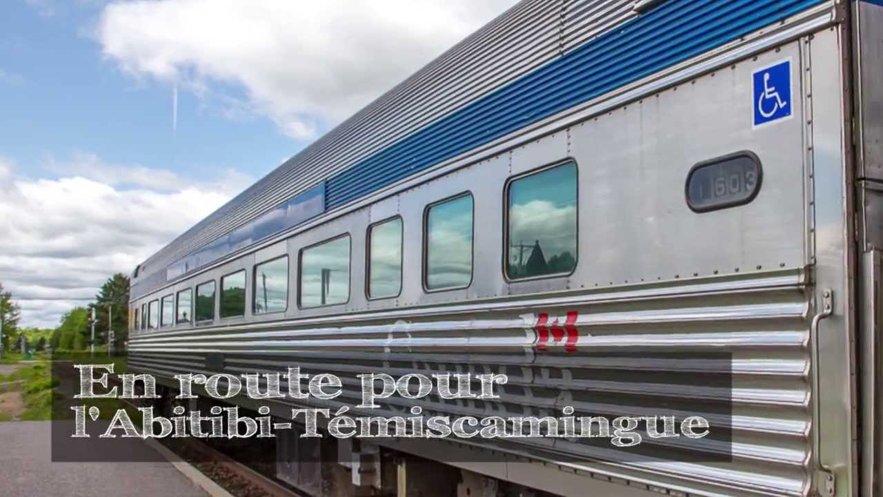 L'Abitibi Témiscamingue en train - YouTube
