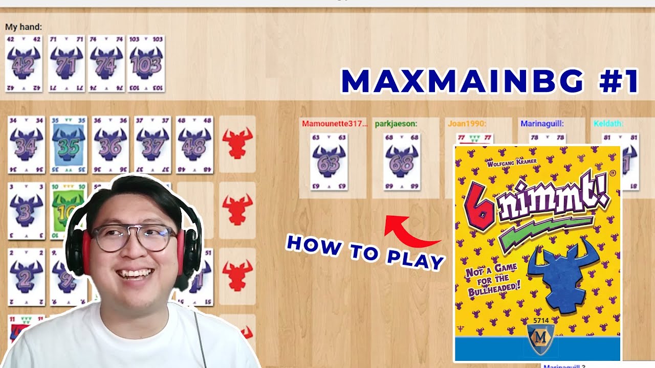 Yuk Main Board Game - 6 Nimmt | MaxMainBG Episode 1 - YouTube