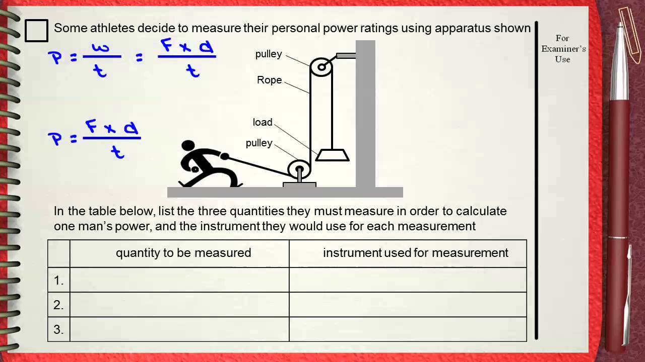 Q 08....L5 (Work, Energy, Power) .... Ch1 Mechanics IGCSE past papers ...