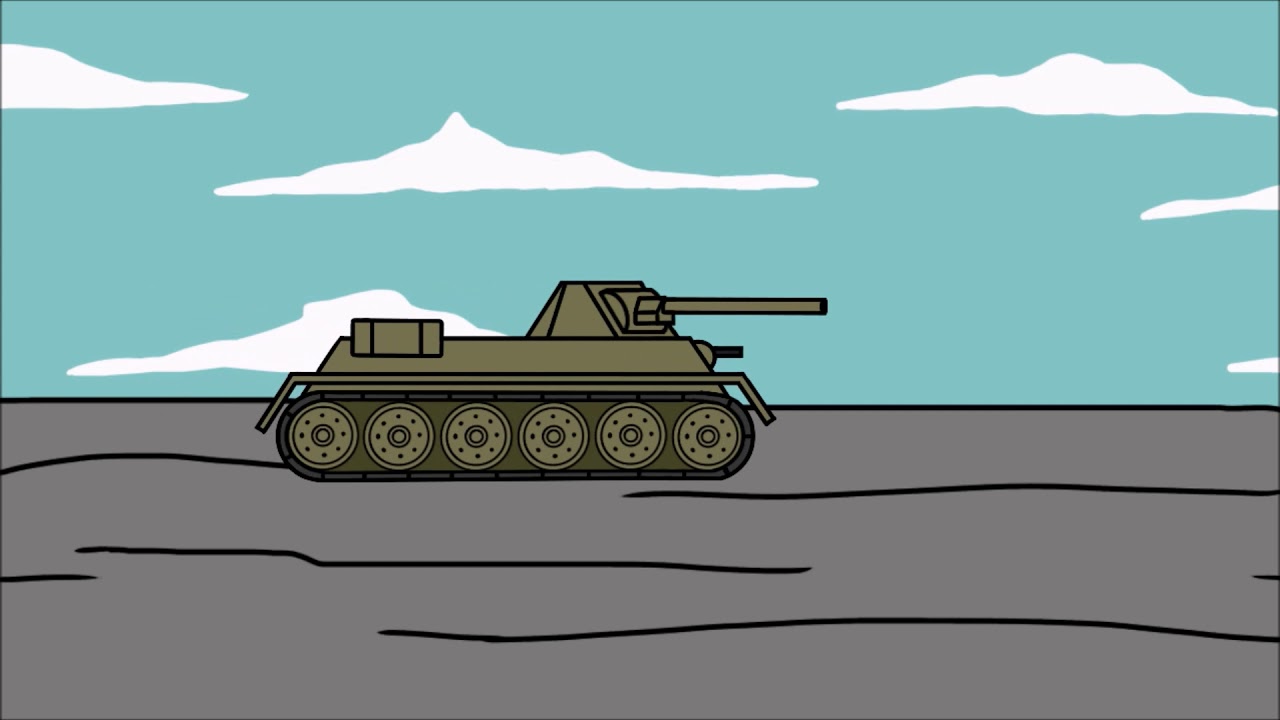 Tank Test Animation with sound effects(FlipaClip) - YouTube
