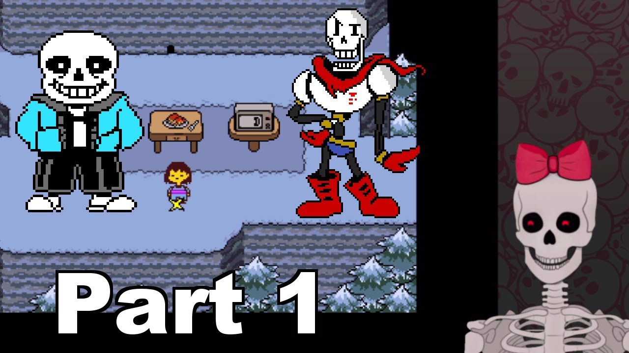 Skeleton Vtuber plays Undertale | Pacifist Part 1 - YouTube
