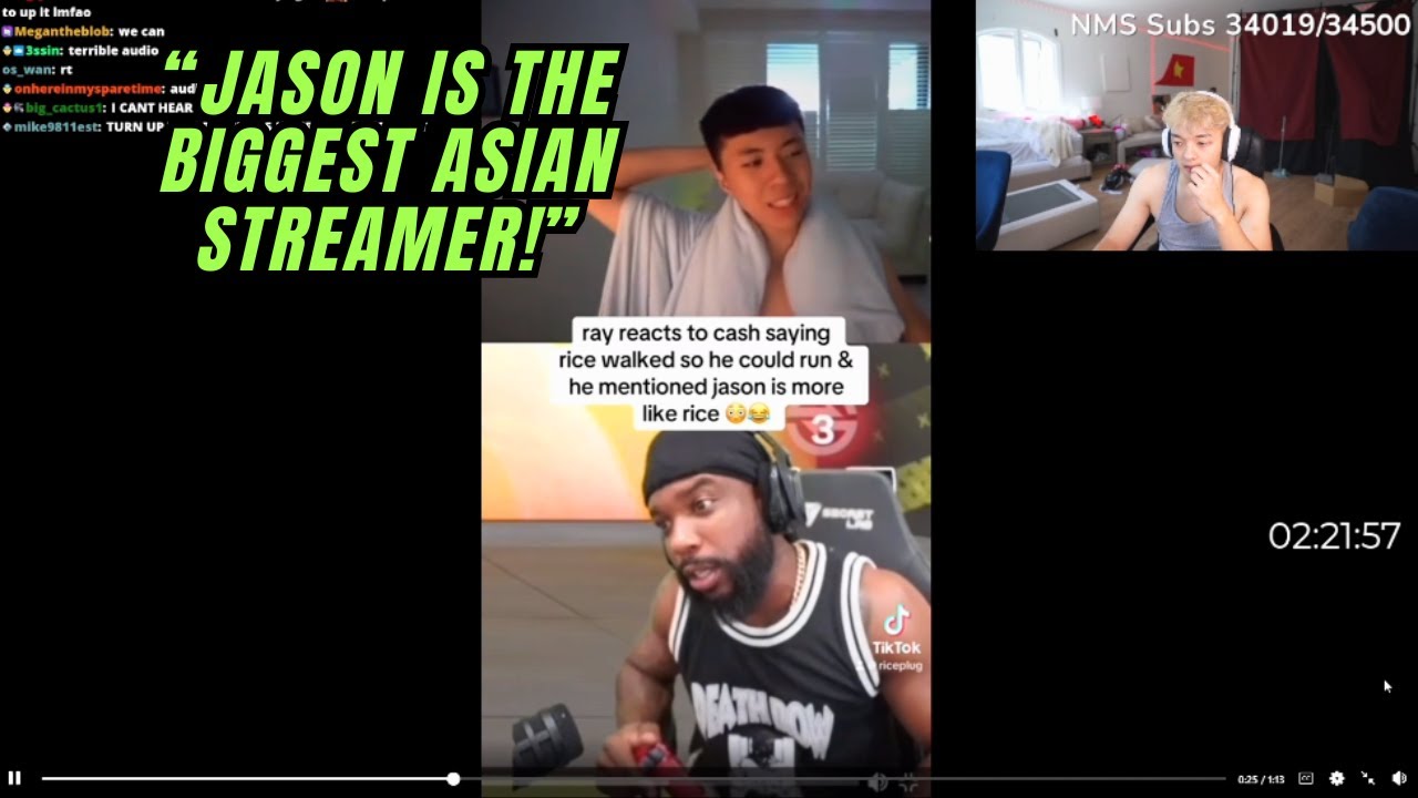 Jason Reacts Ray Saying He's The BIGGEST Asian Streamer - YouTube