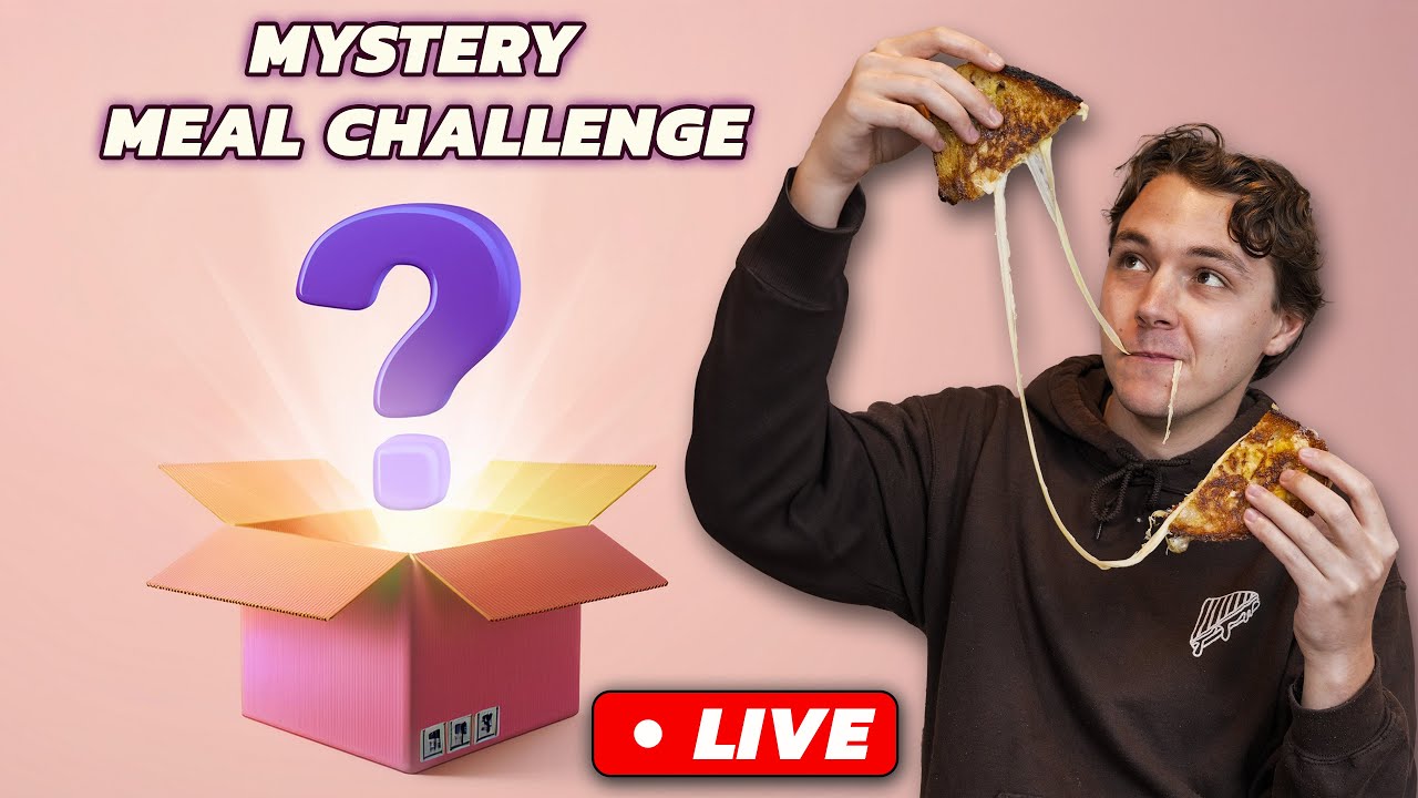 Cleaning out the Fridge Mystery Meal Challenge - LIVE - YouTube