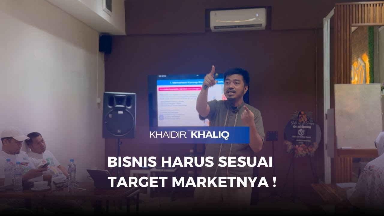 BISNIS HARUS SESUAI TARGET MARKETNYA ! - YouTube