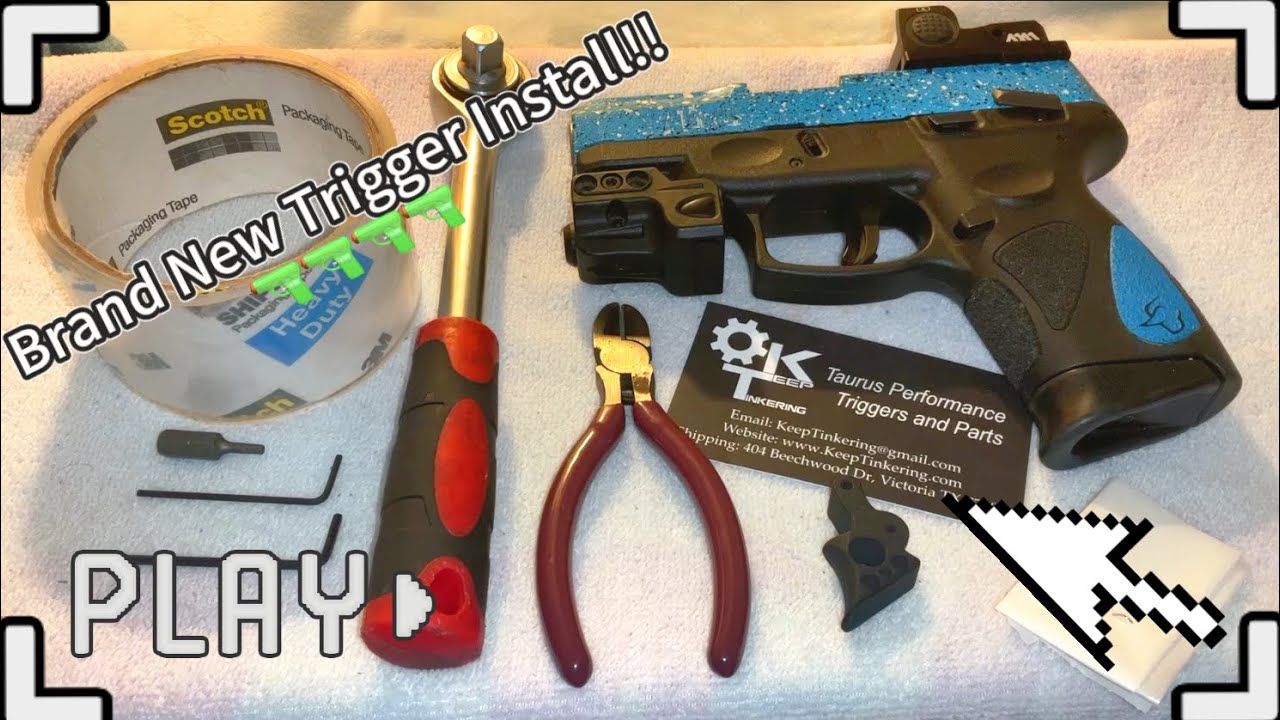 NEW TRIGGER install on my 9mm TAURUS G2C!!! - YouTube