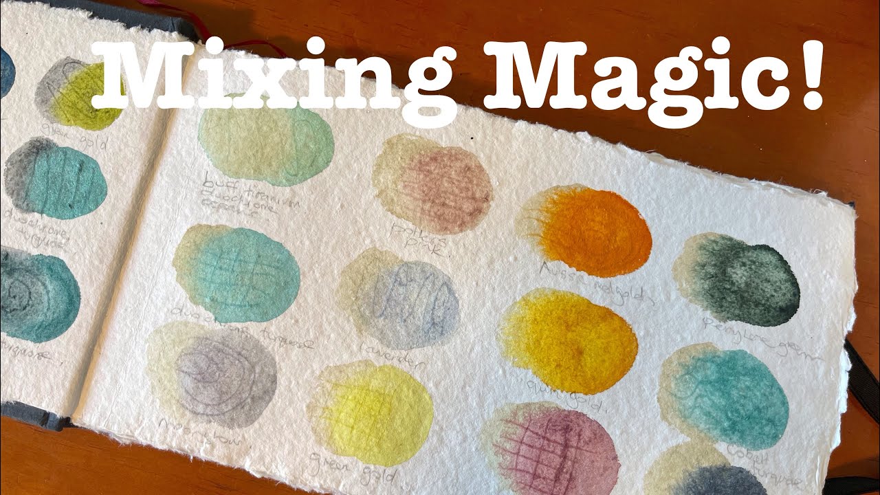 Zen Palette Play : Relaxing Colour Mixing with Daniel Smith Granulating ...