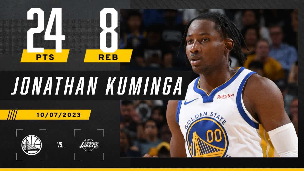 Jonathan Kuminga connects for 24 PTS in Warriors' preseason win vs ...