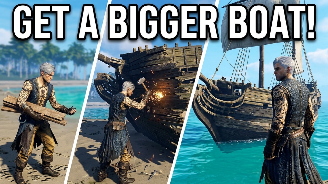 How to COMPLETE I Need A Bigger Boat Quest in Windrose (Step by Step ...