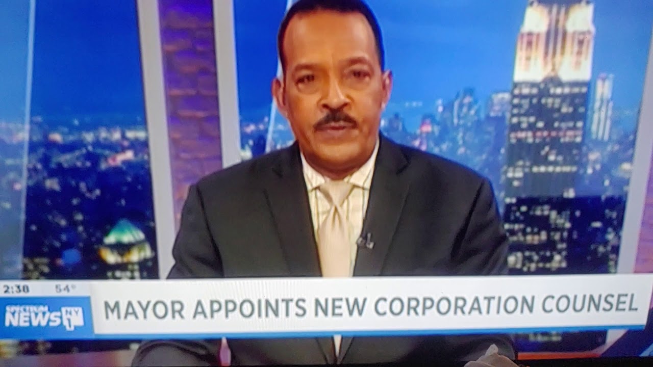MAYOR APPOINTS NEW CORPORATION COUNSEL SPECTRUM NY 1 NEWS 11 - 1 - 2019 ...