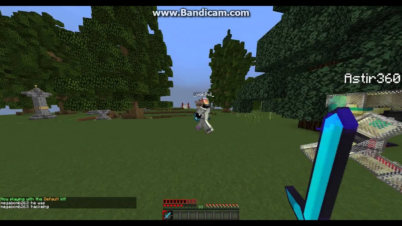Minecraft - Backwards hitting? :o - YouTube