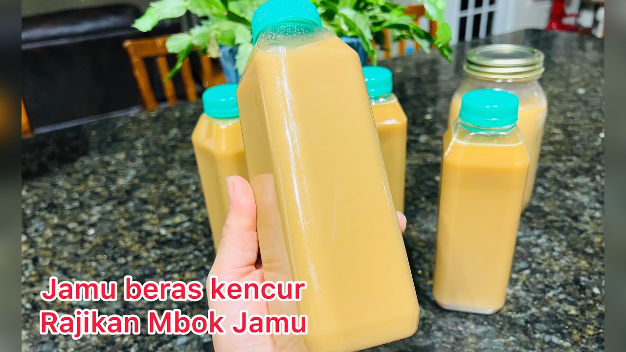 Cara membuat Jamu Beras Kencur | Racikan dari Mbok Jamu - YouTube