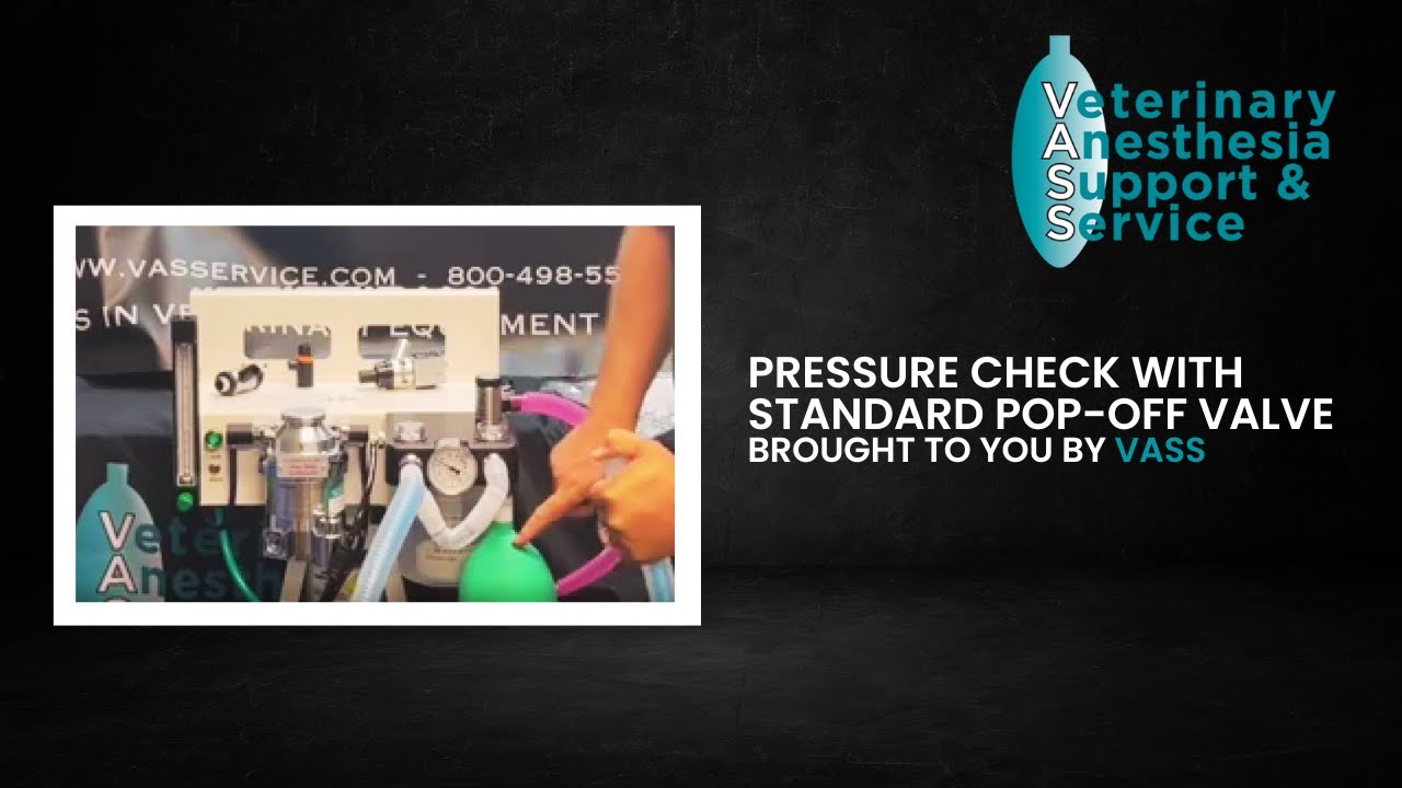 Pressure Check with Standard Pop-off Valve - YouTube