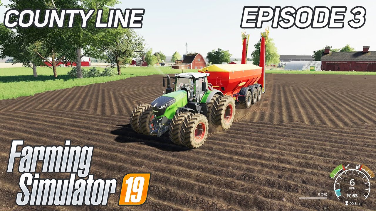 Liming & Cultivation of Middle Size Field | FS19 | Farming Simulator 19 ...