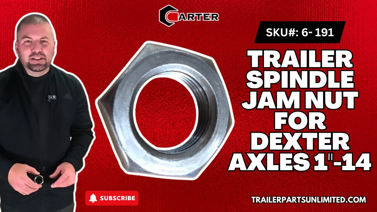 SKU#: 6- 191 - Trailer Spindle Jam Nut For Dexter Axles 1"-14 - Trailer ...