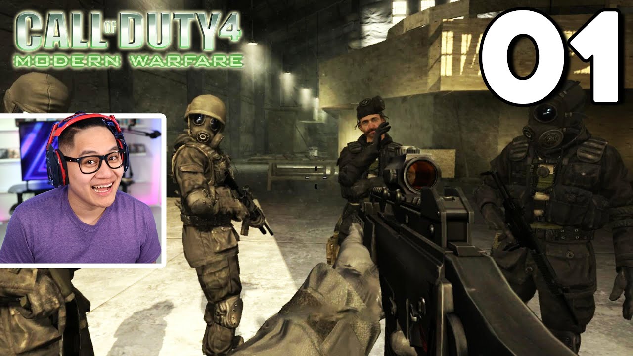 My First Ever COD Campaign - Part 1 - Call of Duty 4: Modern Warfare ...