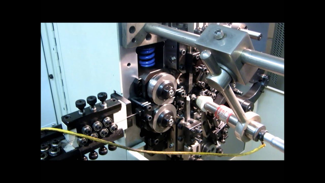 Ace's High Speed Coiling Machine at Varying Speeds - YouTube