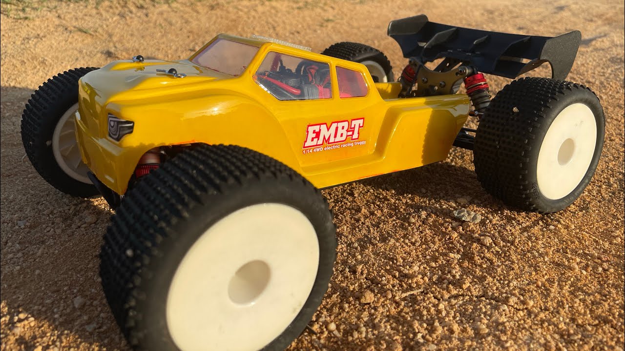 First run of the LC Racing EMB-TGHK Truggy - YouTube