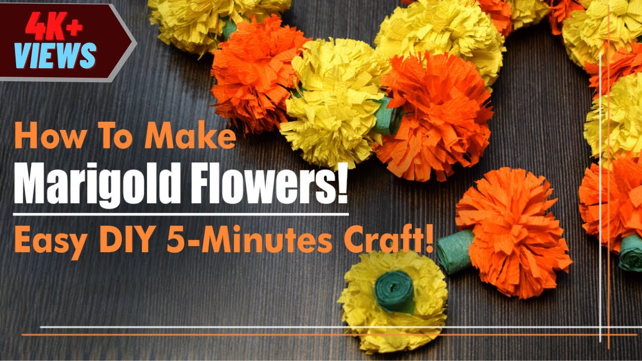 How To Make Marigold Flowers DIY Marigold Flowers Garland Paper how-to-make-marigold-flowers-diy-marigold-flowers-garland-paper