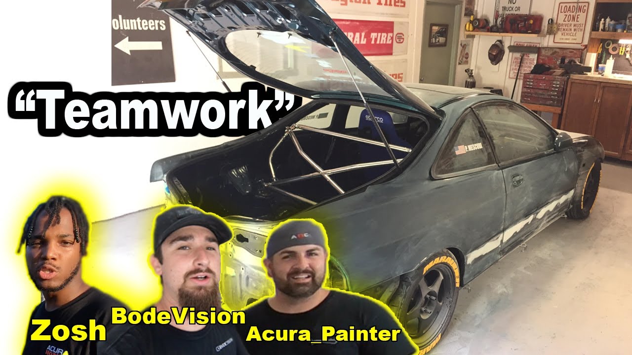 Zosh K24 Integra TRIPLE-TEAM Paint! - YouTube