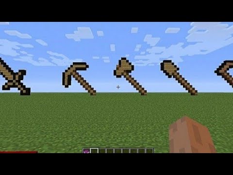 How to make tools in minecraft - YouTube