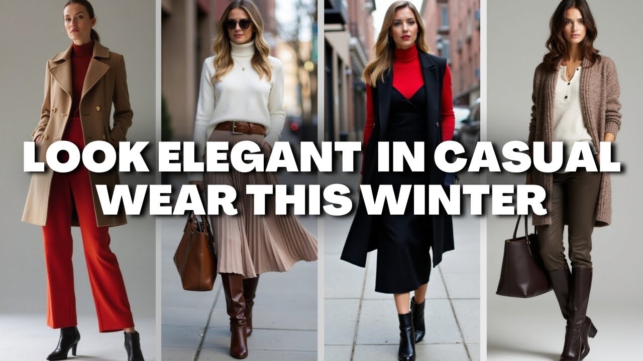 2025 Fashion Trends for Winter | 30 Casual and Cozy Winter Outfits ...