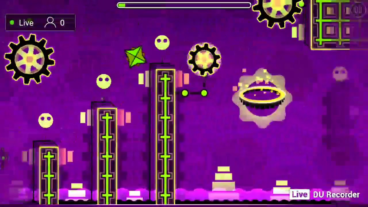 Geometry dash finger dash - YouTube