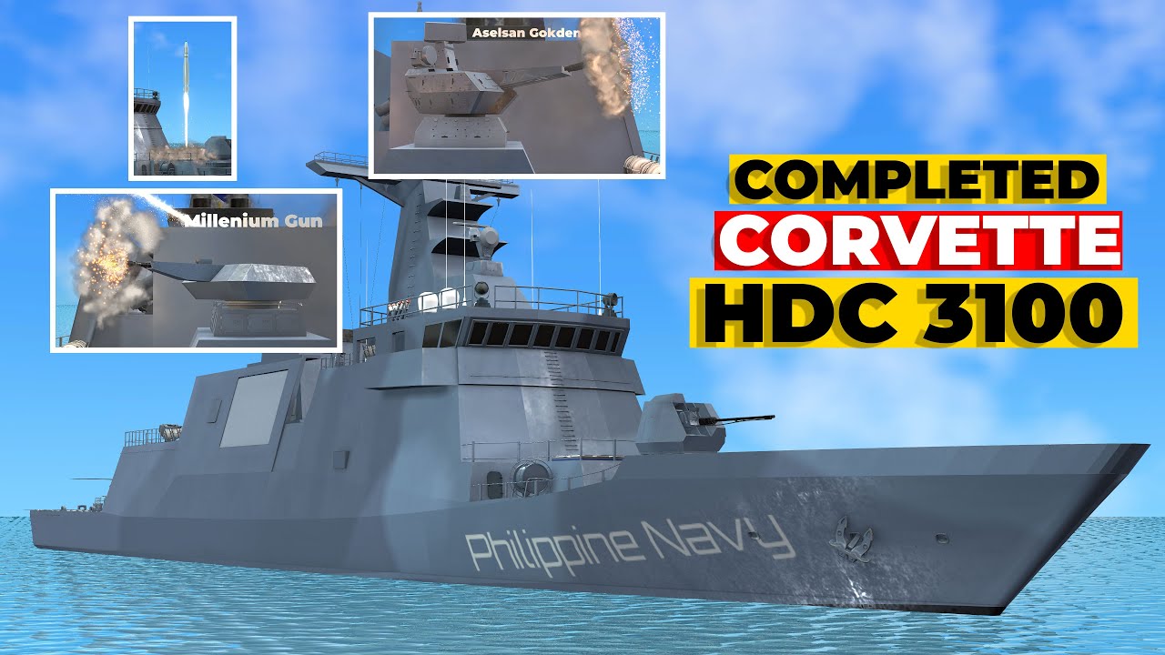 Loaded Corvette HDC 3100 - Philippine Navy - YouTube