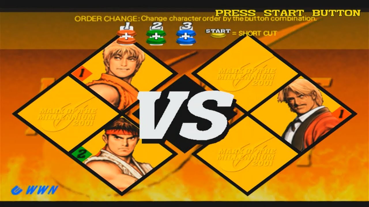 Capcom Vs Snk 2 Ryo And Ryu Arcade Mode Youtube