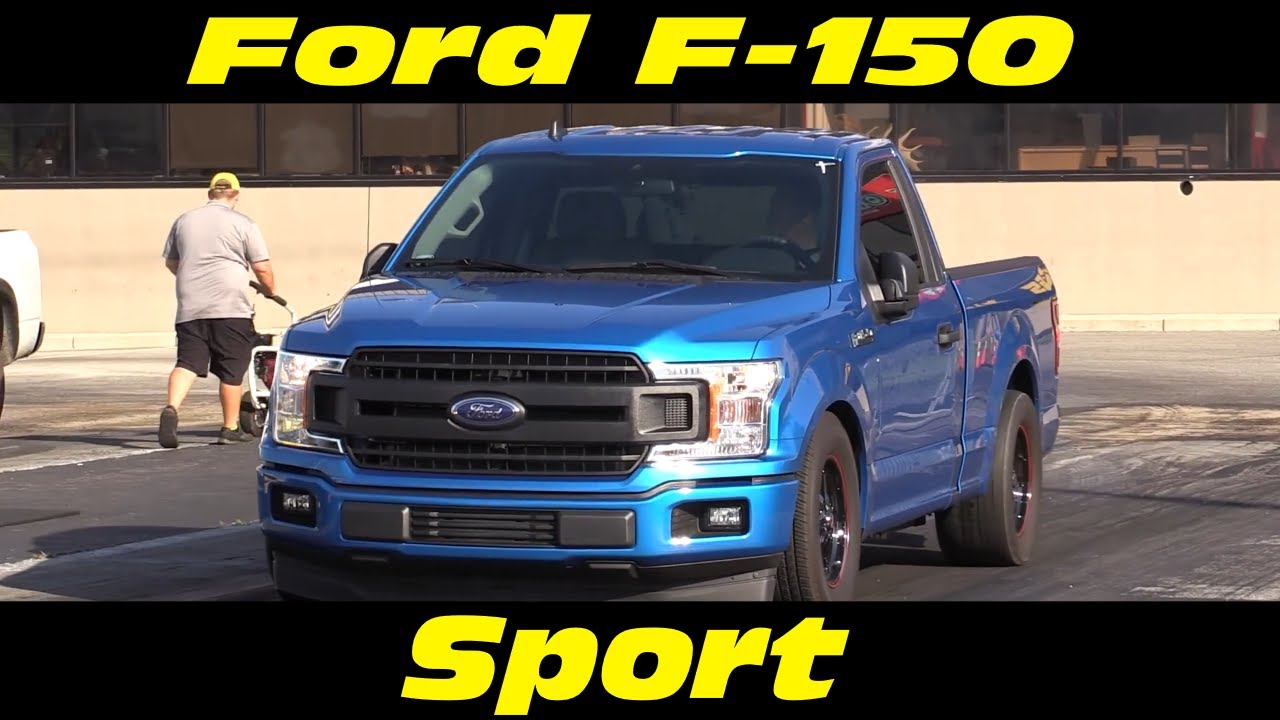 Ford F150 Sport Drag Racing Wednesday Night Drags - YouTube