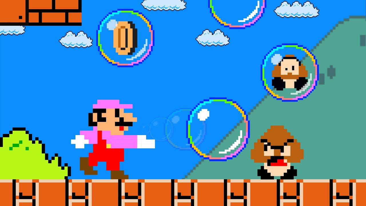 If Mario Had Bubble Flower in Super Mario Bros Wonder? - YouTube