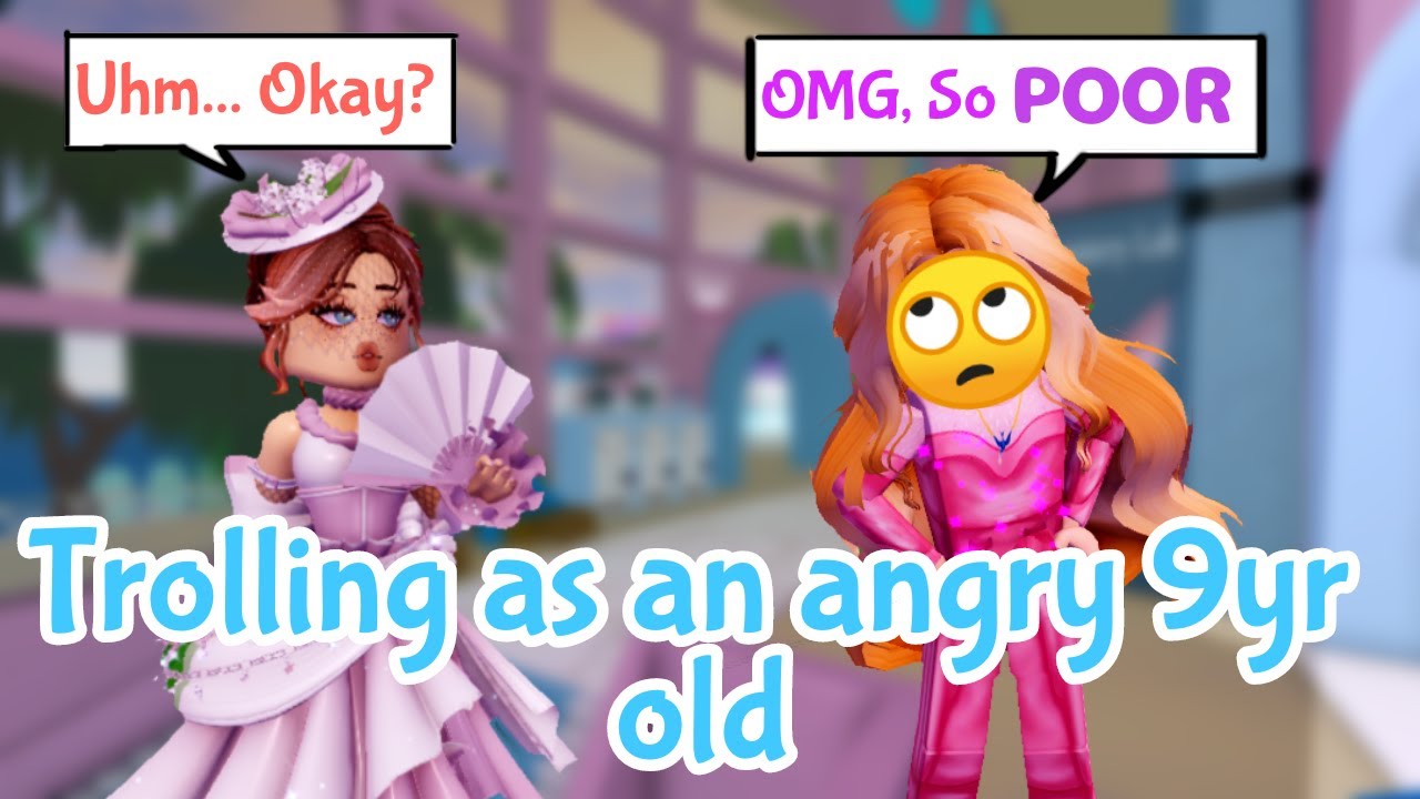 Royale high Trolling as a KID - YouTube