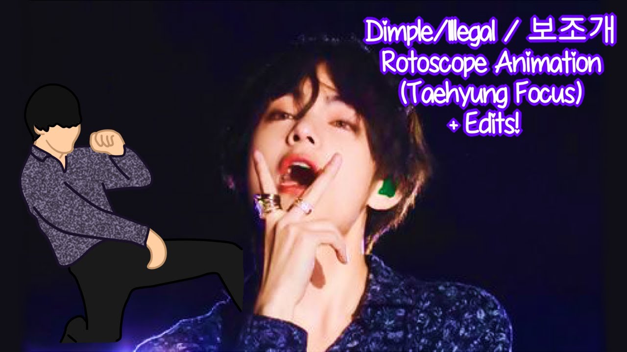 BTS (방탄소년단) - Dimple / 보조개 Taehyung Focus Animation - YouTube