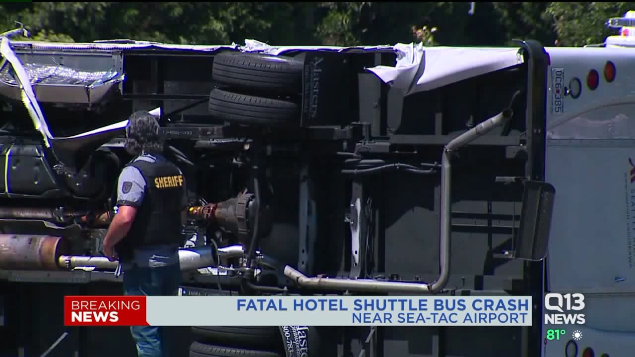 1 dead, 6 hurt in crash involving hotel shuttle near Sea-Tac Airport ...