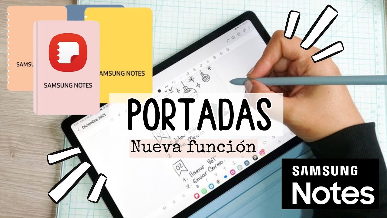 Portadas SAMSUNG NOTES | Nuevas funcionalidades de la App # ...